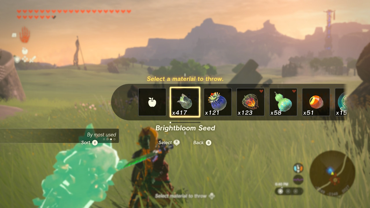 TotK Quick Access Inventory Recreation – Carlin (CJ) Jasper Portfolio